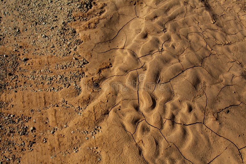 Desert puddle dry ground stock photo. Image of dryness - 132589602