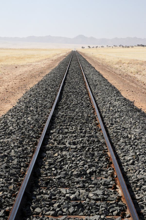 Desert Railroad stock image. Image of steppe, rubble, empty - 7173135