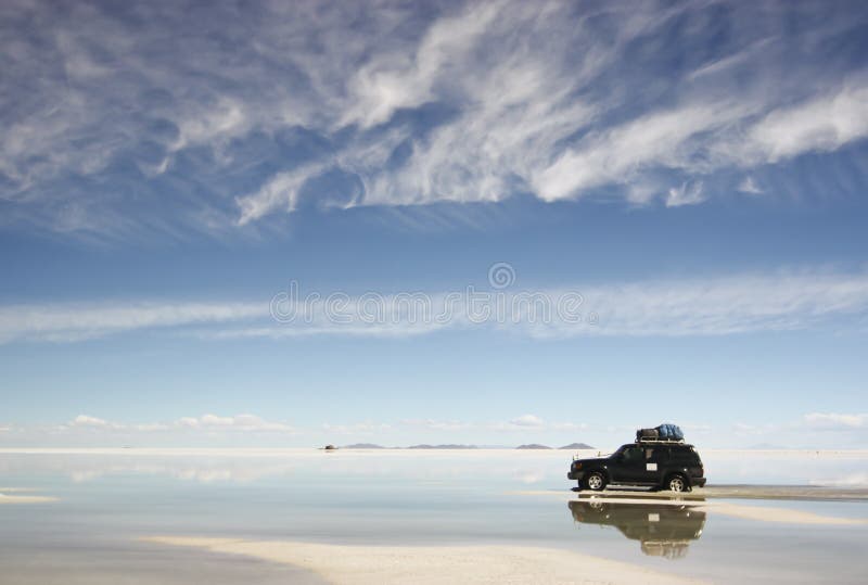 Desert Reflection stock photo. Image of salar, bolivia - 28206786