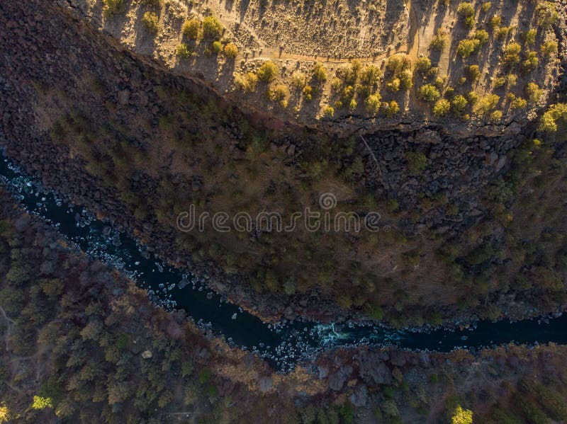 Desert with River, Texture. Shot from Above Stock Photo - Image of view ...