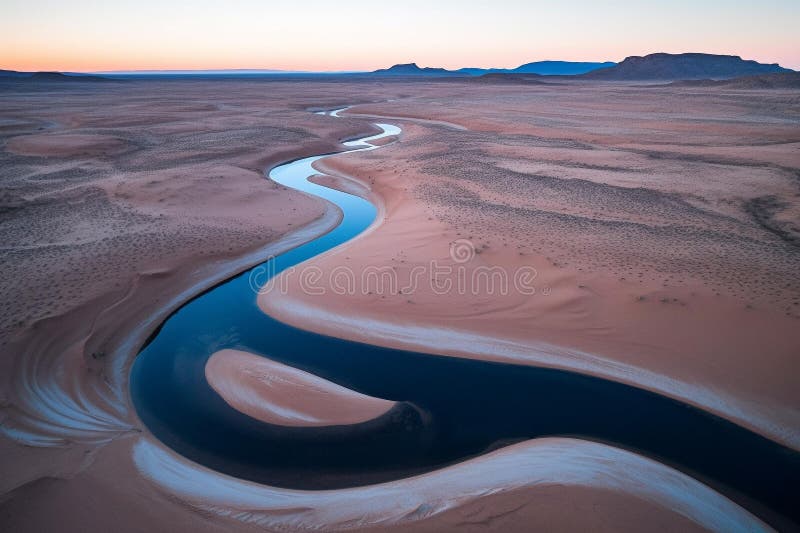 A Serpentine Journey through Nature Stock Illustration - Illustration ...