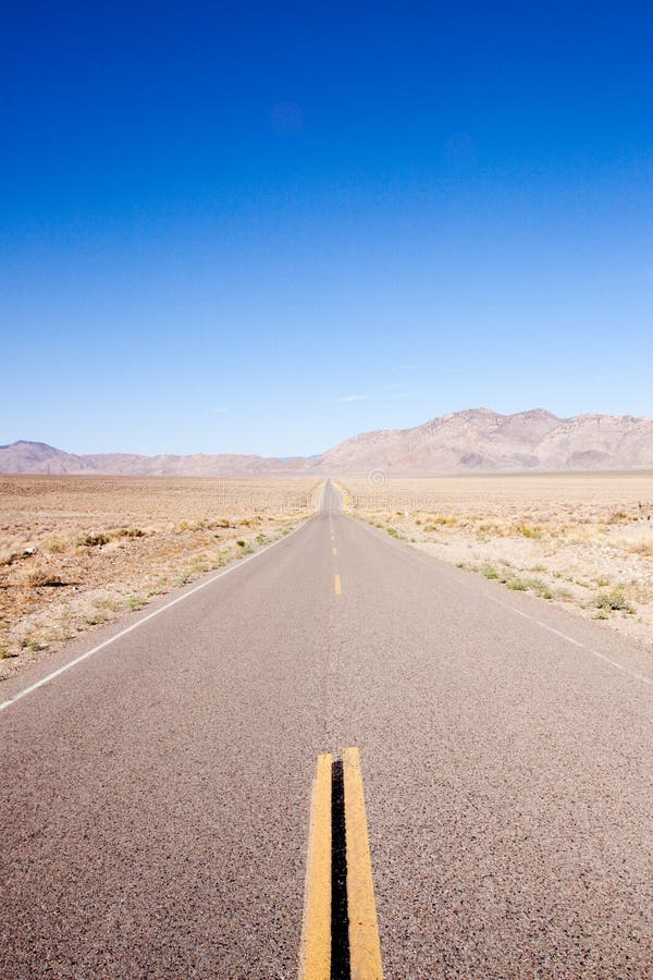 Desert road stock photo. Image of line, destination, travel - 13825580