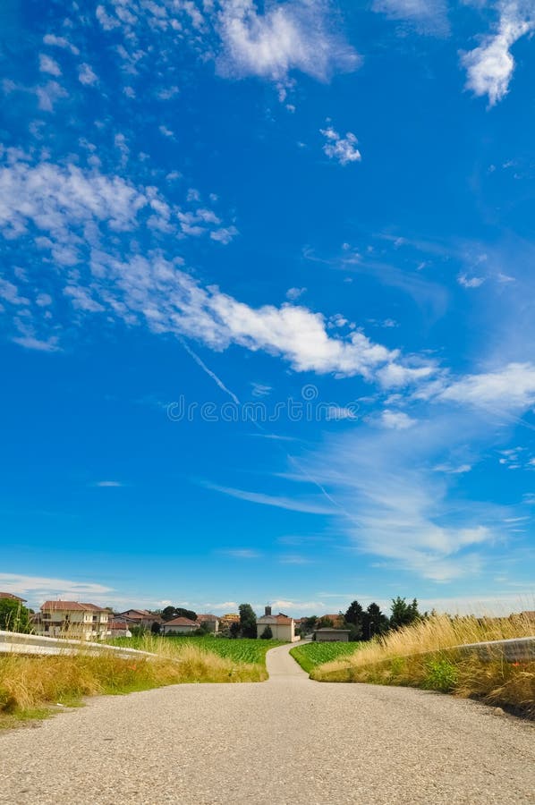 Desert road stock photo. Image of road, blue, horizontal - 14865708