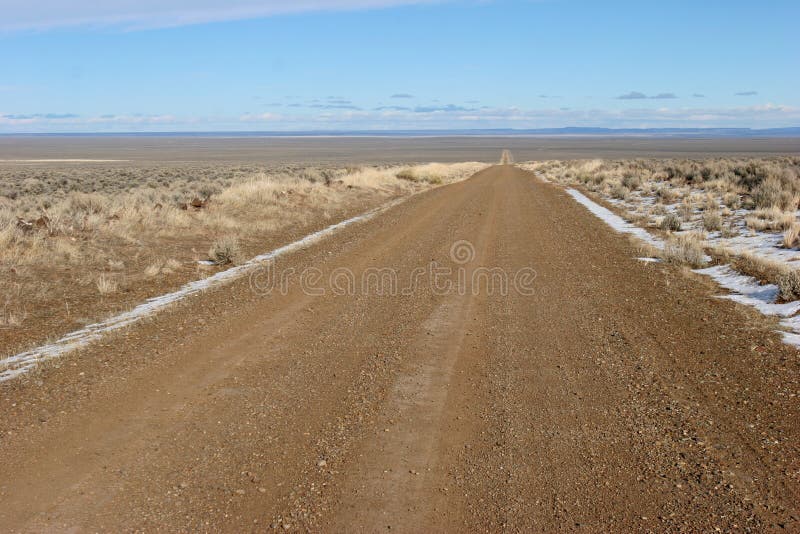 Desert Road stock image. Image of drive, oregon, desert - 1879221
