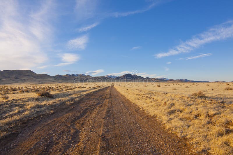 Wide Open Desert Sunset stock image. Image of nevada - 23181657