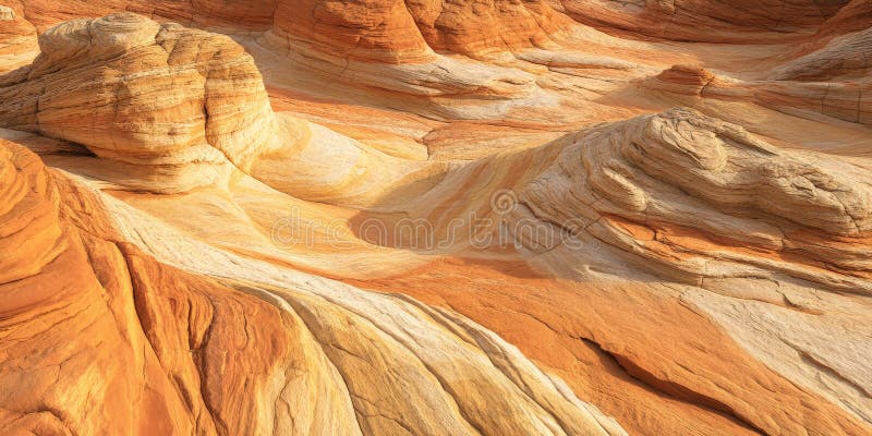 Desert Rock Background with Sun-bleached, Cracked, and Eroded Sandstone ...