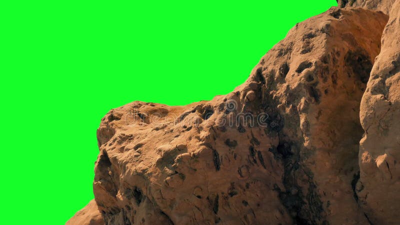 Desert Rocks Moving Shot Green Screen Stock Video - Video of screen ...