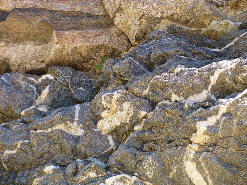 Desert Rocks of Multiple Tones and Textures Form a Natural Abstract ...