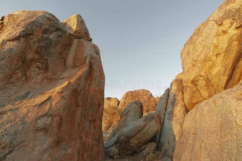 Desert rocks in Namibia stock photo. Image of namibia - 163667556