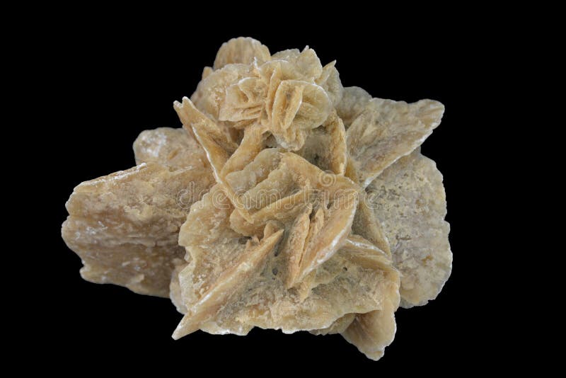 Desert rose stock photo. Image of gold, barite, abstract - 47574040