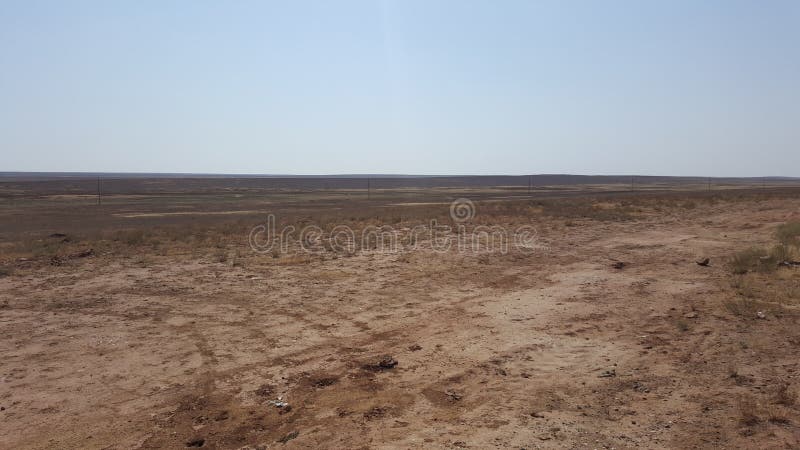 Desert in Russia stock photo. Image of desert, soil - 121681076