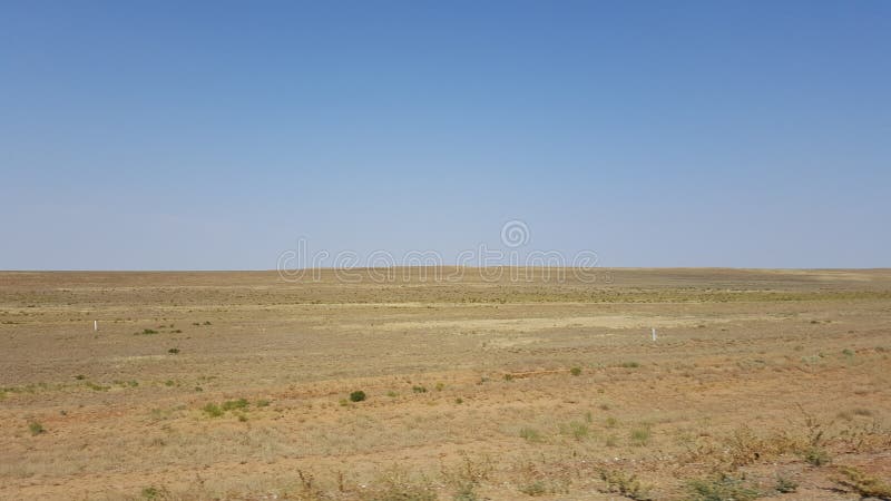 Desert in Russia stock photo. Image of landscape, russia - 121681094