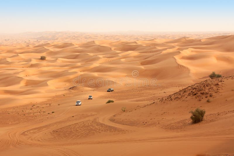 Desert Safari Near Dubai. UAE Stock Image - Image of arabia, summer ...