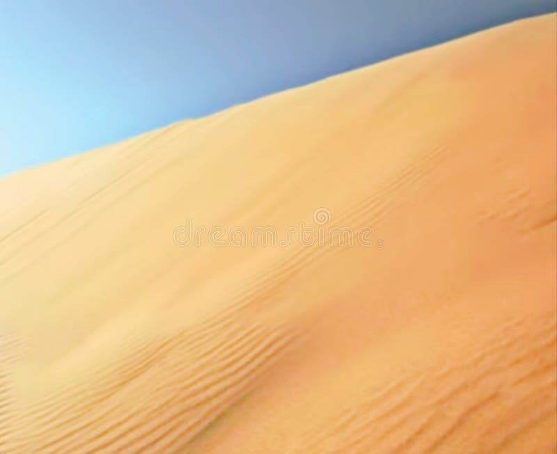 Desert Sand Dunes. Deserts Heat Stock Image - Image of dunes, desert ...