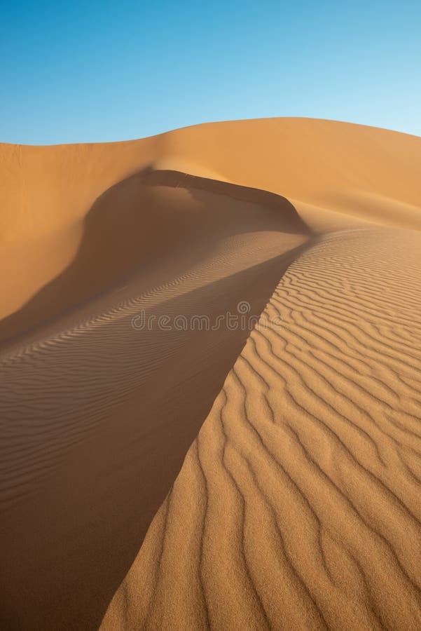 Empty Quarter Desert stock image. Image of sahara, arabian - 184578807