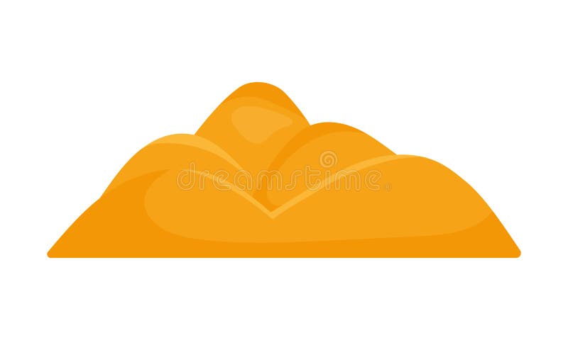 Desert sand dunes stock vector. Illustration of desert - 357573288