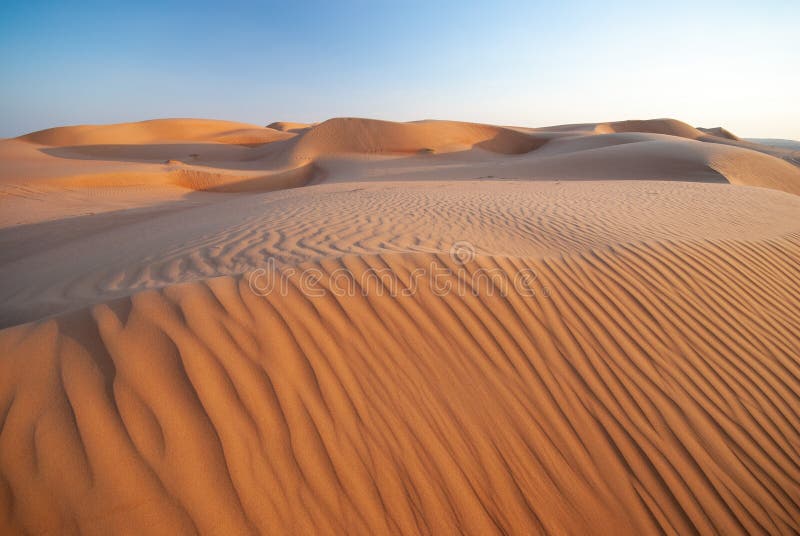 Desert Sand Dunes , Middle East, Oman Stock Photo - Image of eastoman ...