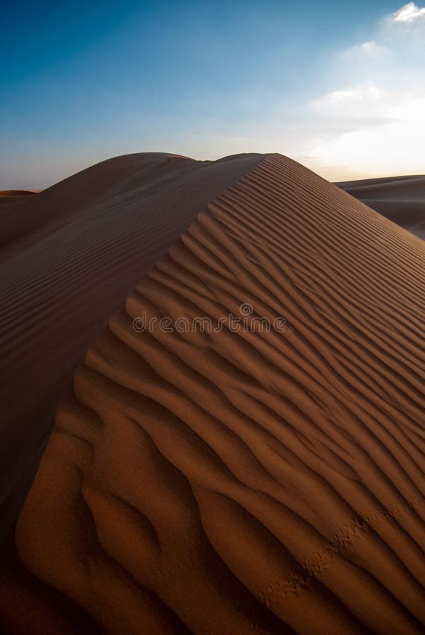 Desert Sand Dunes , Middle East, Oman Stock Photo - Image of east, sand ...