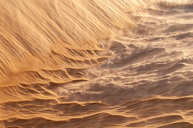 Desert Sand Dunes, Middle East, Oman Stock Image - Image of sahara ...