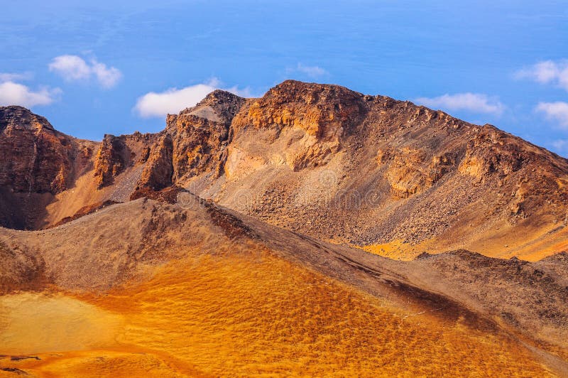 Desert Sands of Teide Volcano in Tenerife, Spain Stock Image - Image of ...