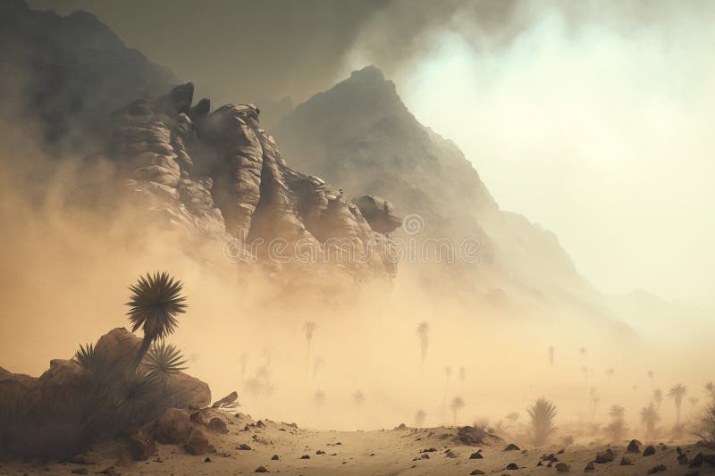 Sandstorm Illustration Stock Illustrations – 1,302 Sandstorm ...