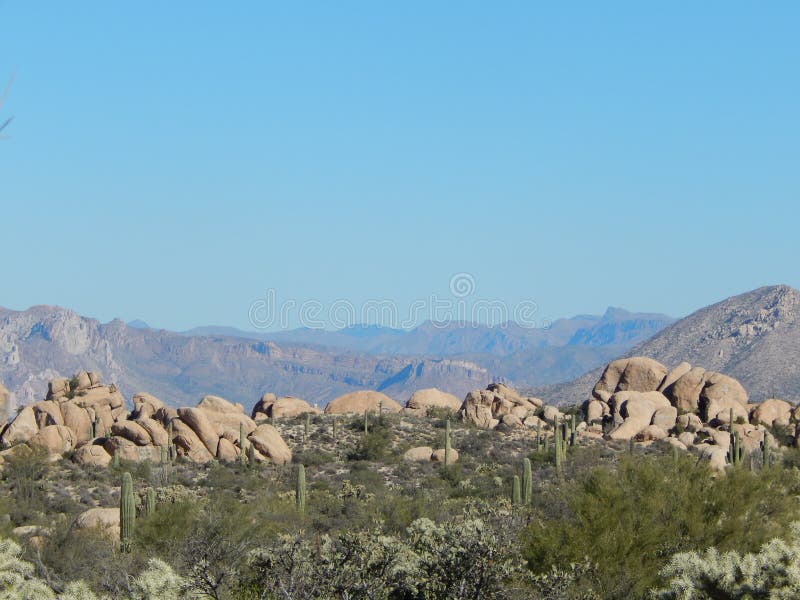 Desert Scene stock image. Image of beautiful, mountains - 65869549