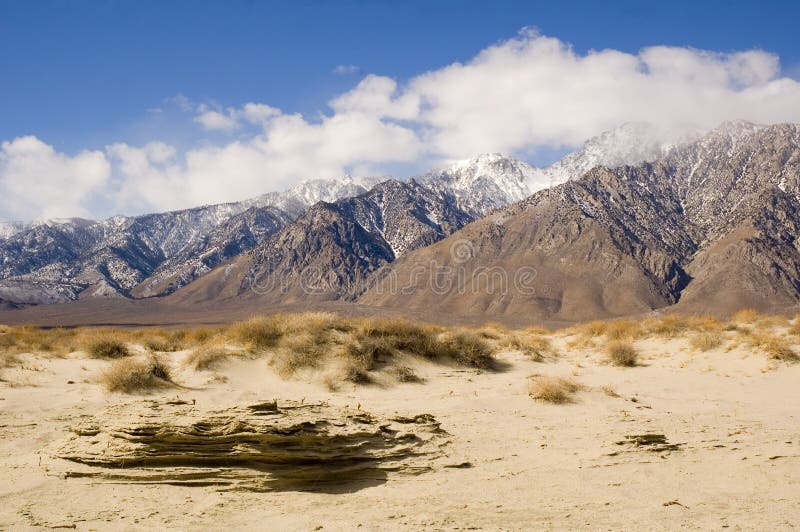 Desert Scene in Death Valley Stock Image - Image of gullies, ravines ...