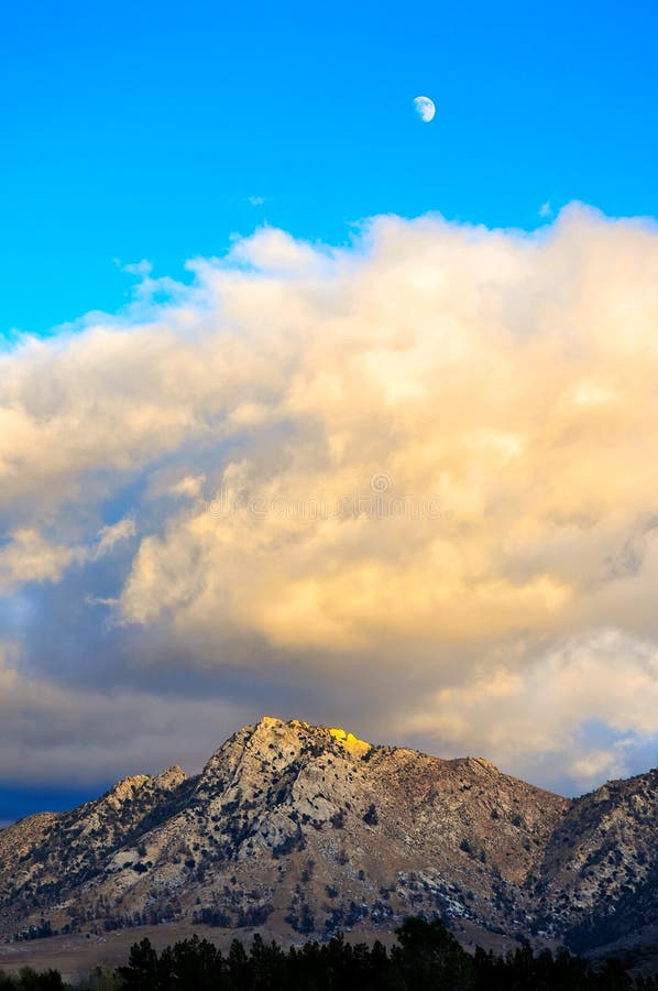 Desert Scene in Fall stock image. Image of meadow, colors - 7483083
