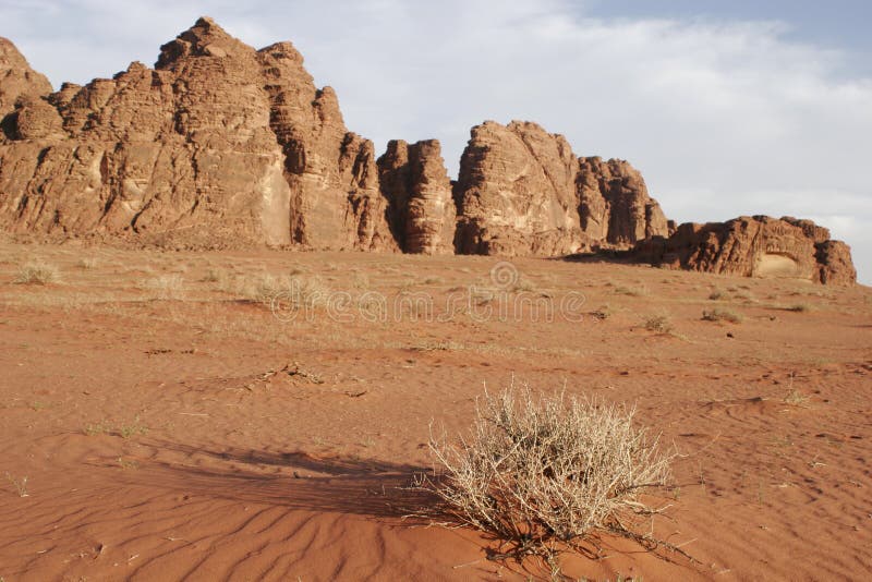 Desert Scenery, Wadi Rum, Jordan, Middle East Stock Image - Image of ...