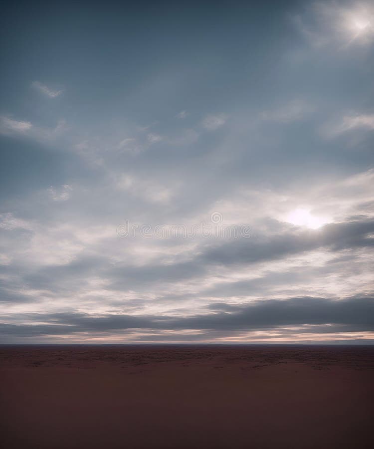 Desert and Sky Landscape Cinematography Daylight Generative Ai ...