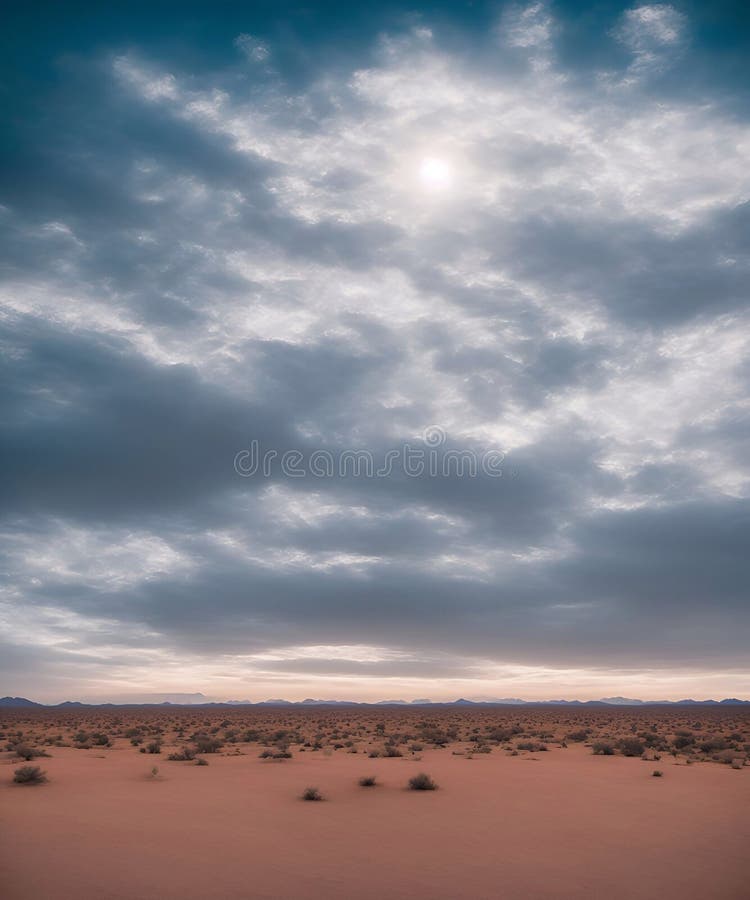 Desert and Sky Landscape Cinematography Daylight Generative Ai ...