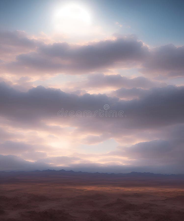 Desert and Sky Landscape Cinematography Daylight Generative Ai ...