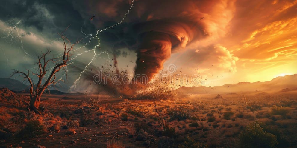 Desert Smoke Cloud stock photo. Image of land, emergency - 377863794