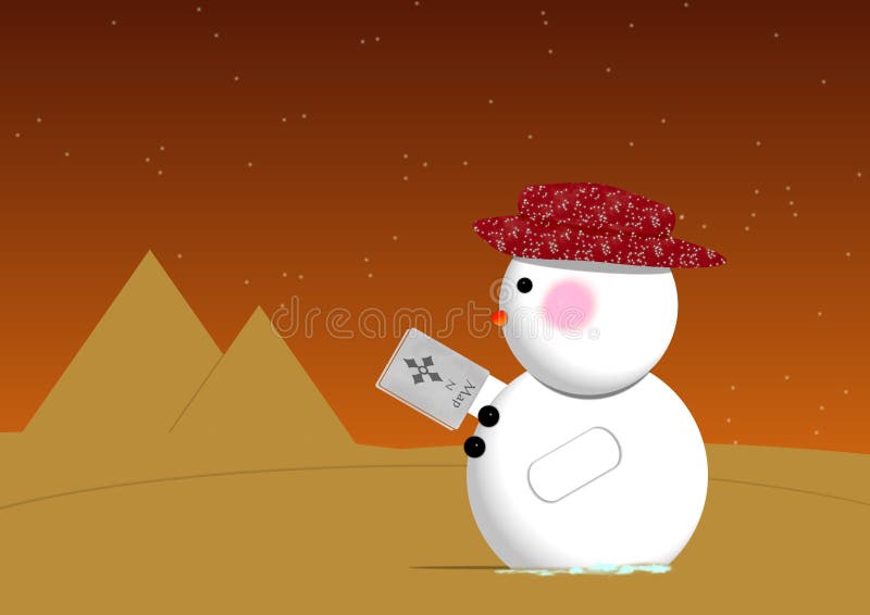 Desert Snowman Stock Illustrations – 83 Desert Snowman Stock ...