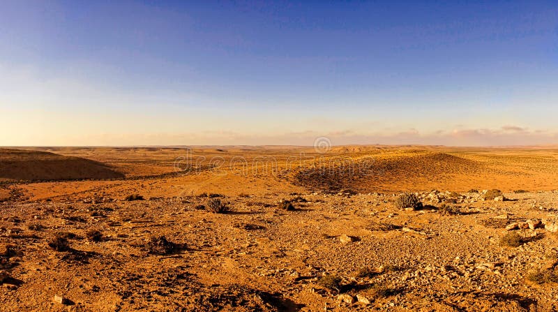 Desert in bright sunlight stock image. Image of distance - 170168859
