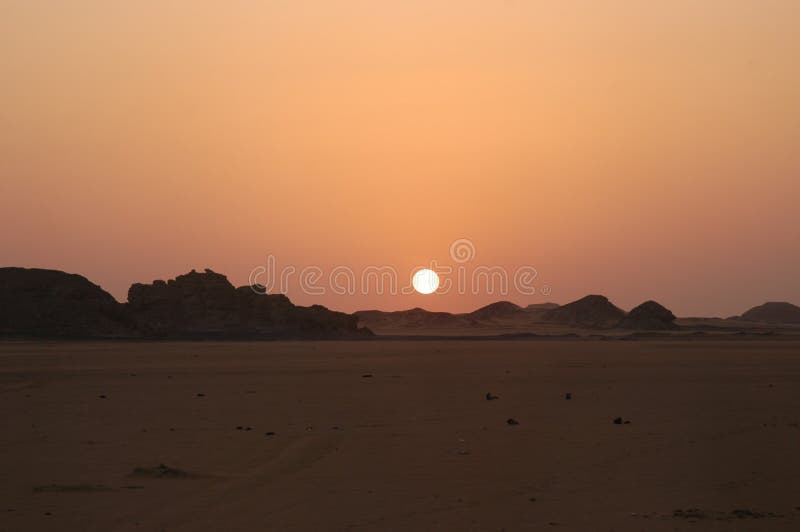 Desert sun stock image. Image of lone, open, dune, desert - 39577
