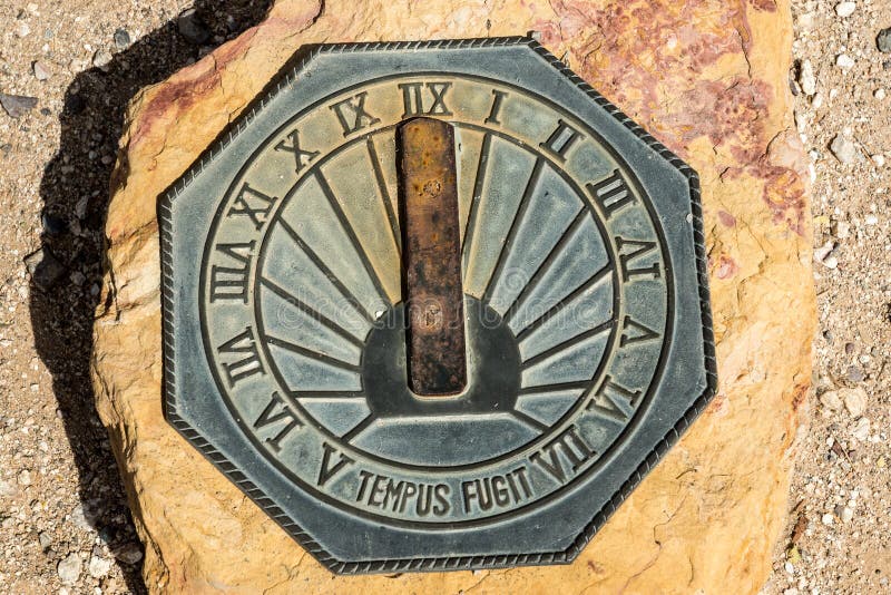 Desert Sundial in Stone stock image. Image of steel, mexican - 60877881