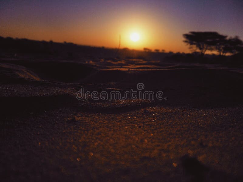 Desert Sunrise stock photo. Image of desert, sand, sunrise - 157280252