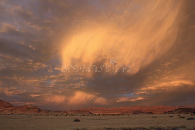 Sunset in the desert stock photo. Image of desert, evening - 26117150