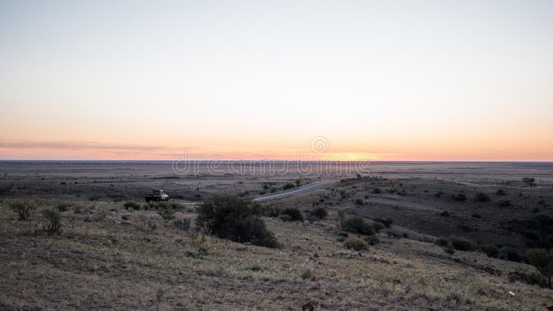 Desert Sunset stock image. Image of sunset, australia - 80171269