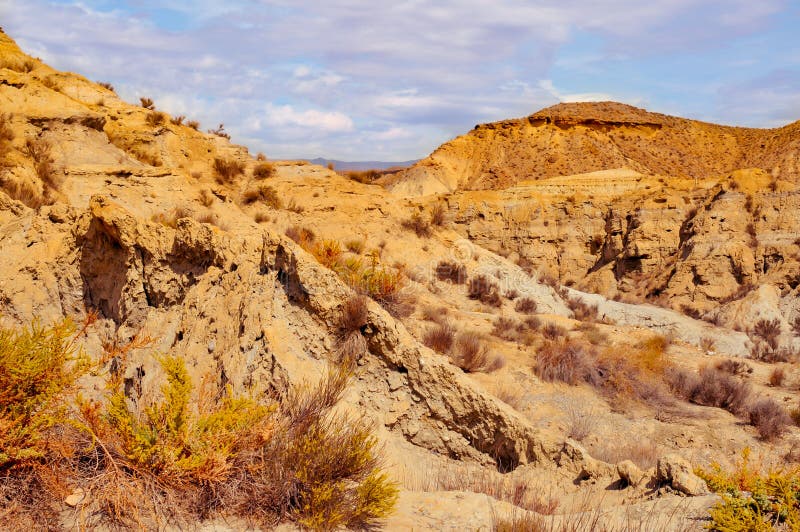 Desert of Tabernas, in Almeria, Spain Stock Photo - Image of desierto ...