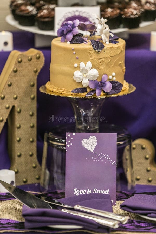 Desert Table at a Wedding Reception Stock Photo - Image of vertical ...
