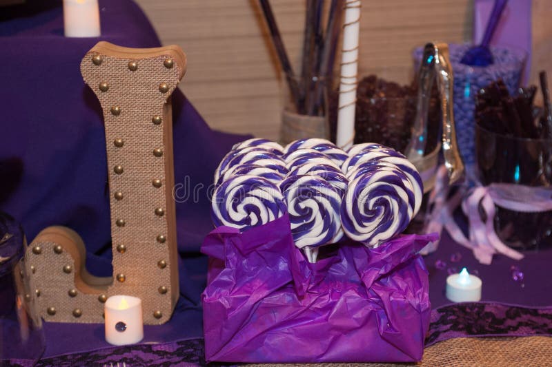Desert Table at a Wedding Reception Stock Photo - Image of bright ...