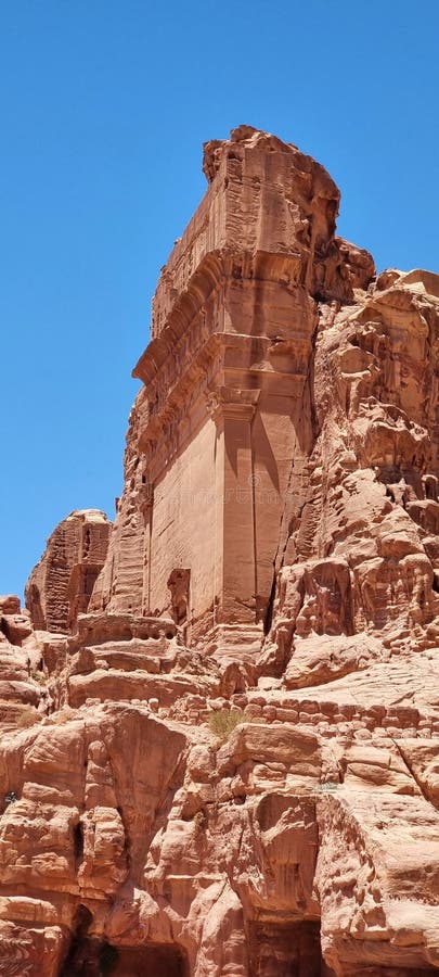 Desert temple stock image. Image of terrain, wadi, formation - 269974023