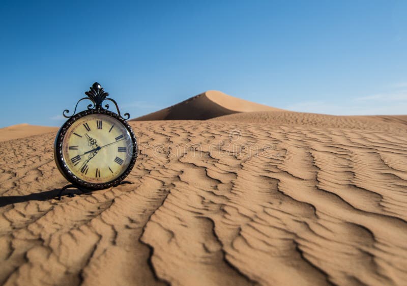 Desert Time Piece stock image. Image of clock, travel - 67823849