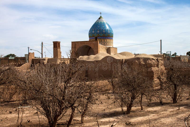Desert town Naein stock photo. Image of street, horizon - 34322034
