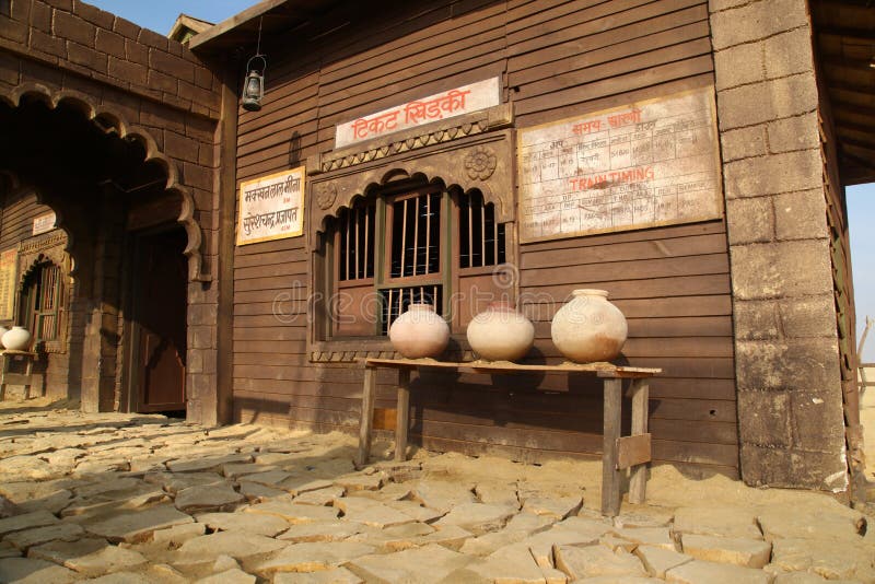Desert Train Station of Rajasthan Stock Image - Image of famous, mist ...