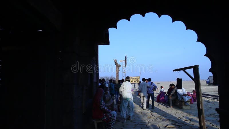 Desert Train Station at Rajasthan India Stock Footage - Video of ...