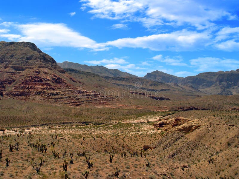 Desert Valley stock image. Image of mountains, summer - 1216327