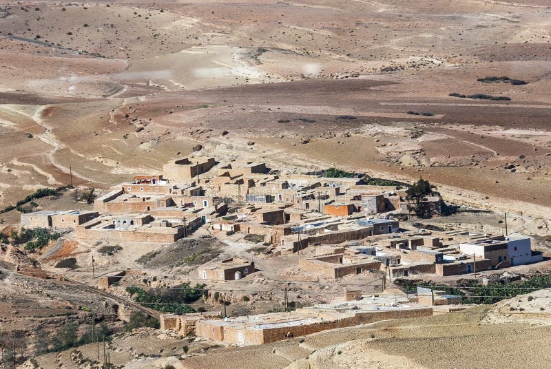 Village on desert stock image. Image of typically, arabic - 56621415
